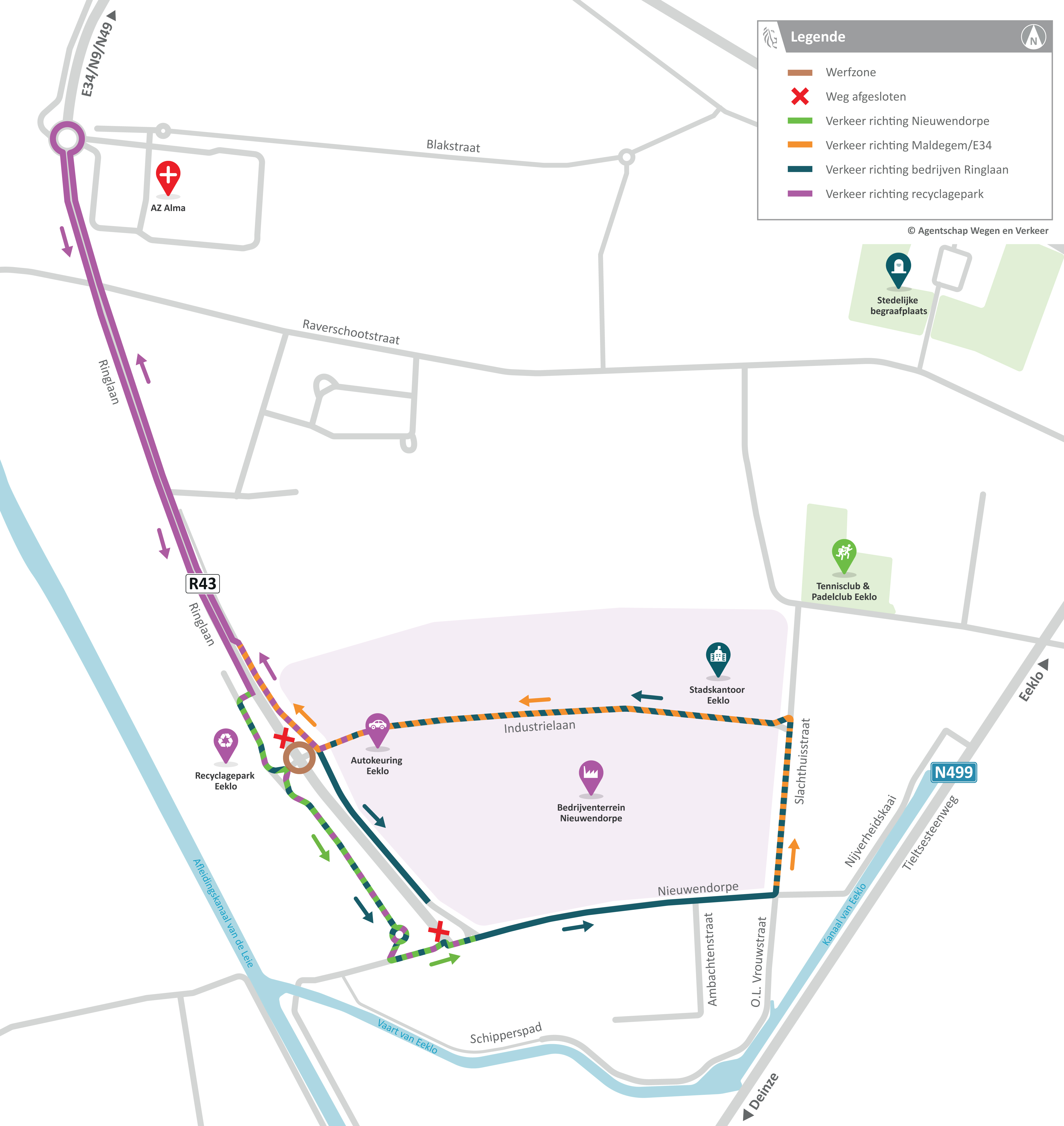 Actuele hinder | Wegen en verkeer