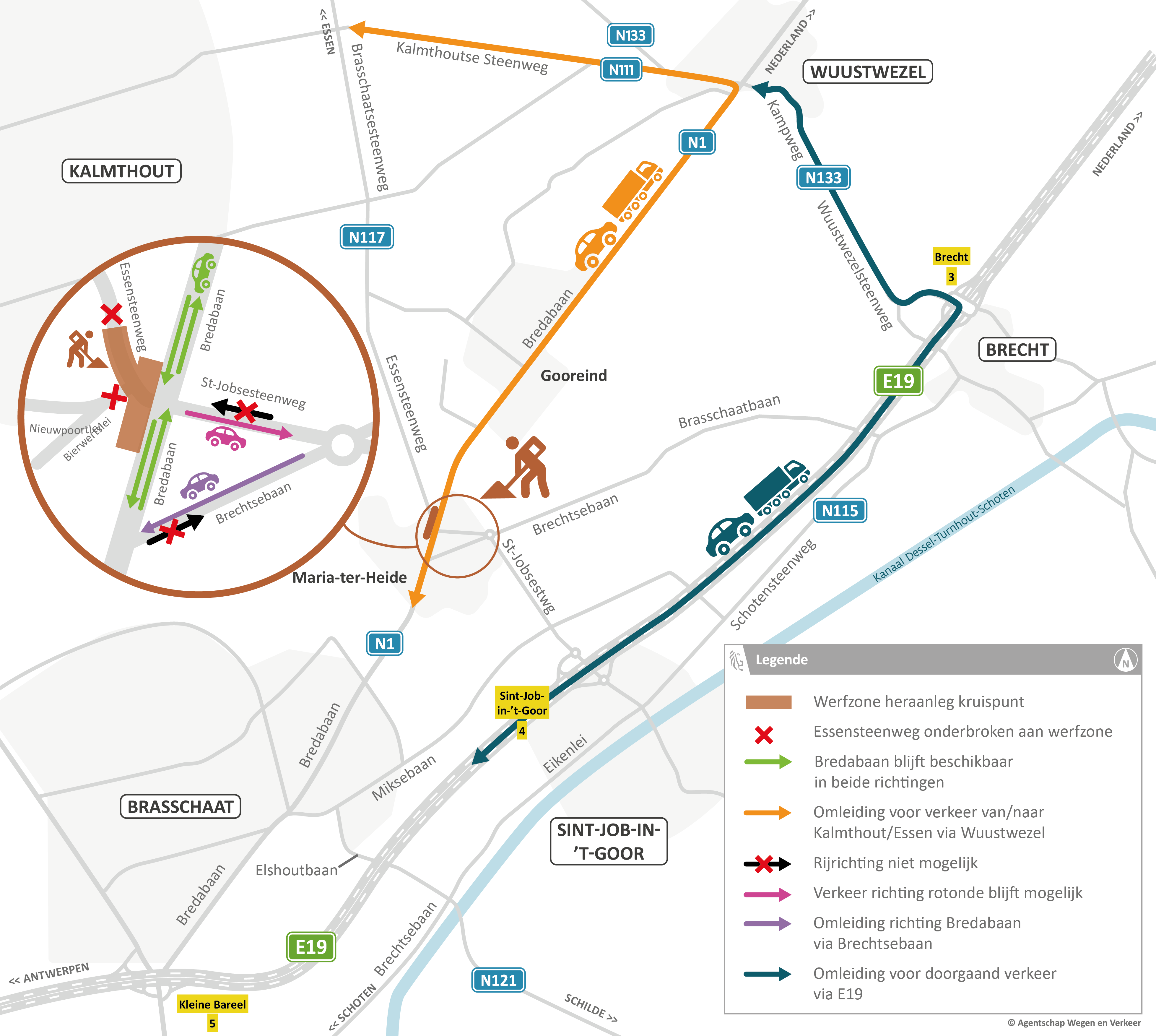 Actuele hinder | Wegen en verkeer
