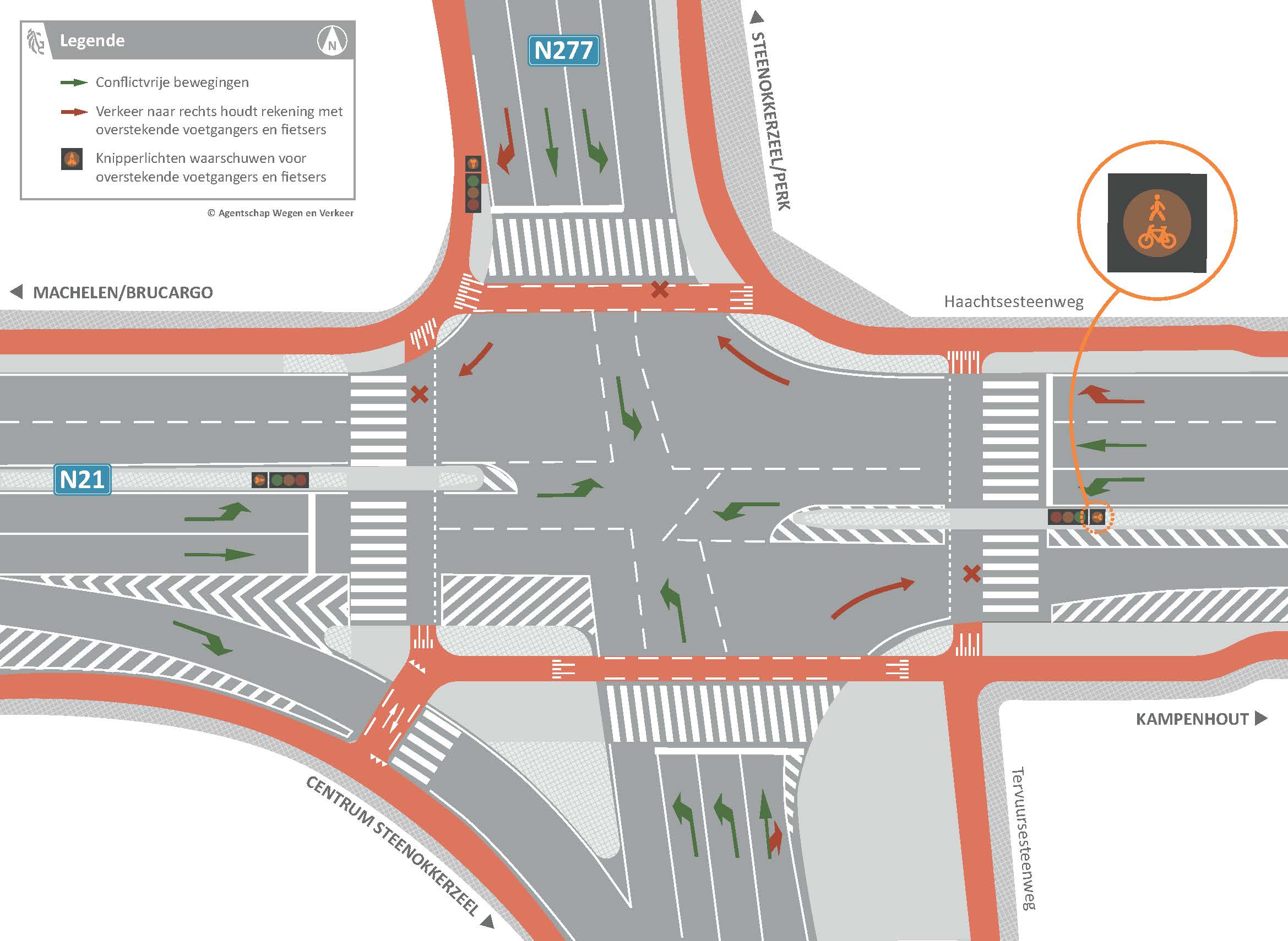 Nieuwe verkeerslichtenregeling voor veiliger kruispunt | Wegen en verkeer