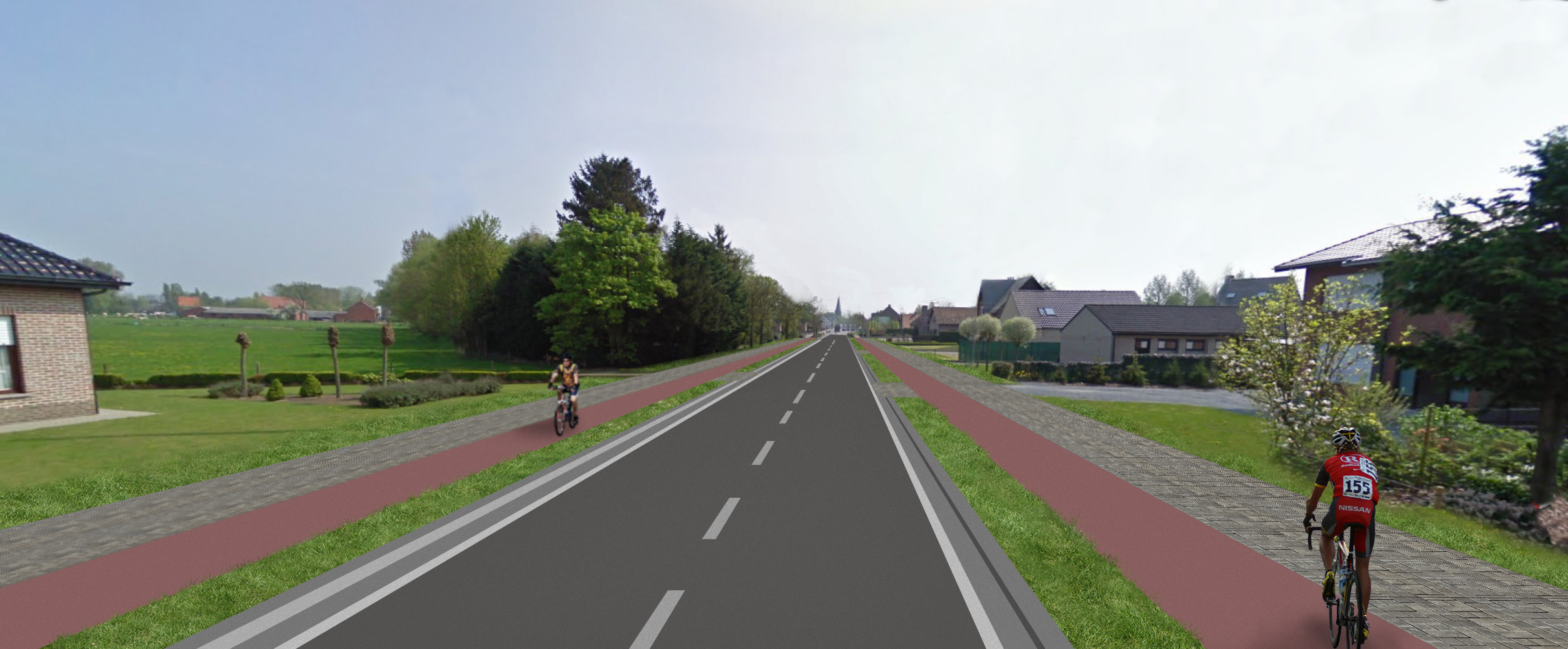 Aarschotsebaan in Berlaar krijgt nieuwe fietspaden | Wegen en verkeer