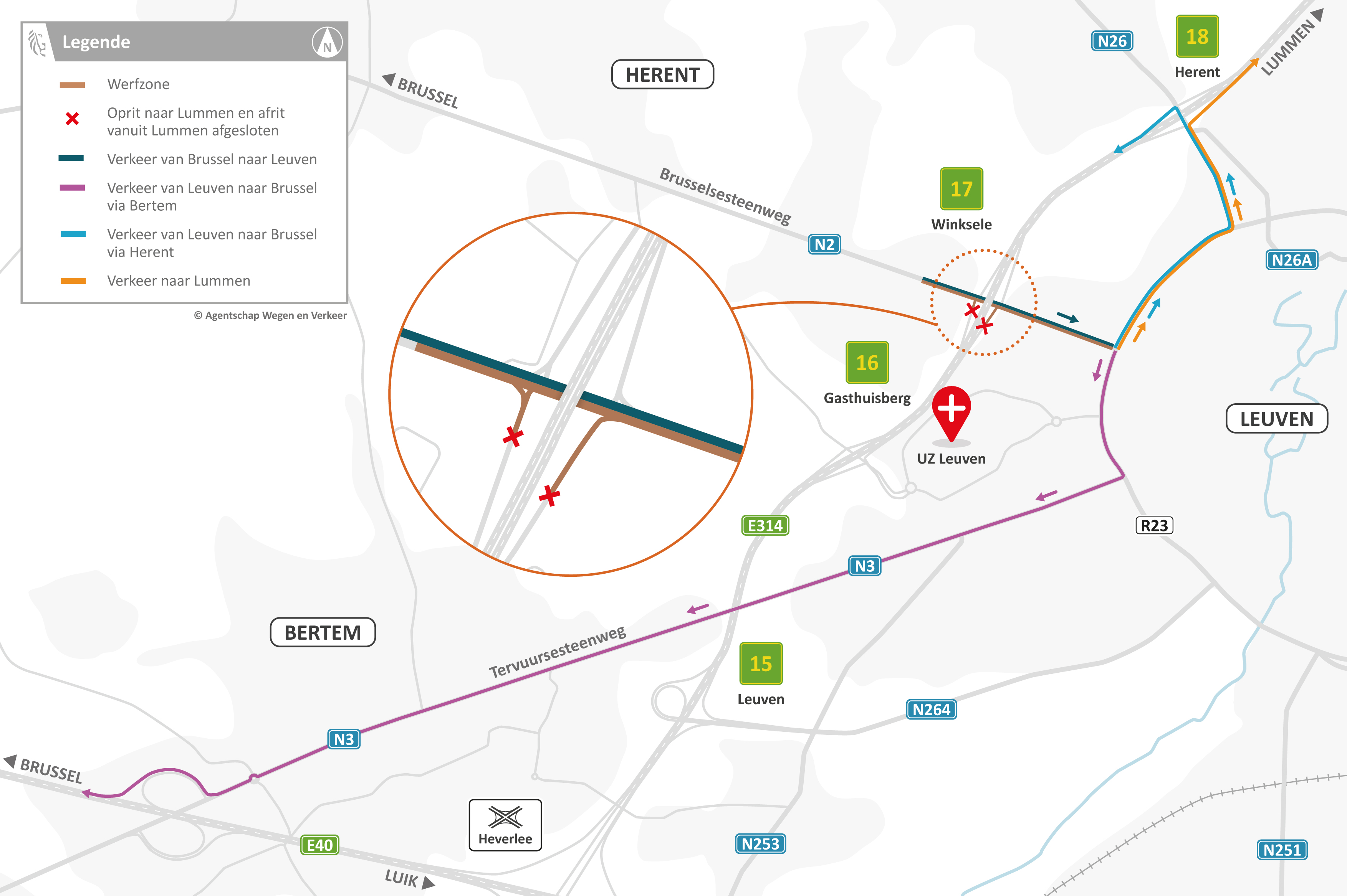 Actuele hinder | Wegen en verkeer