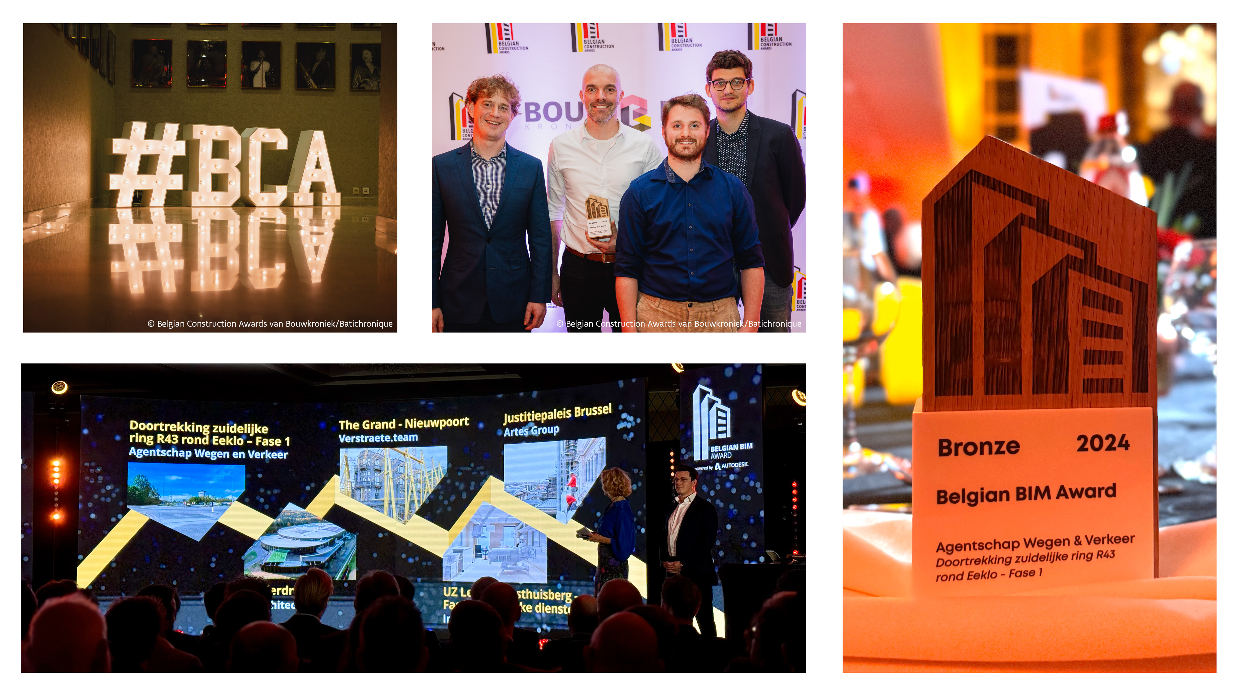 Belgian Construction Awards - Bronze Belgian BIM Award | Wegen en verkeer